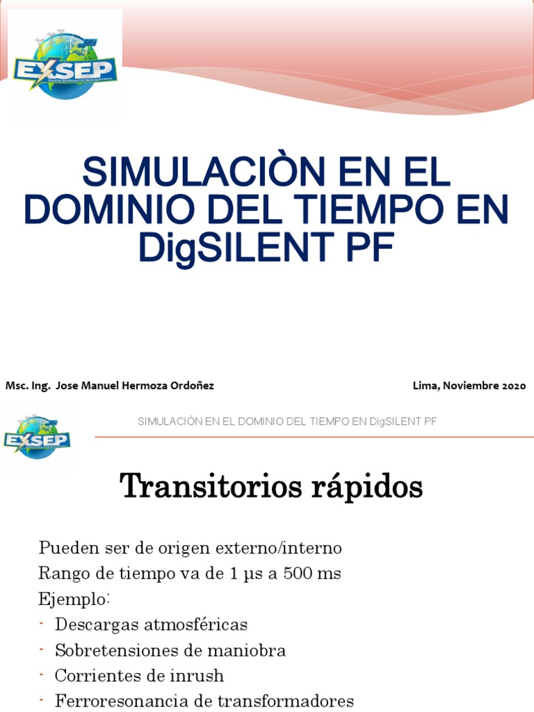 Simulación Temporal en DigSILENT PF | PDF | Simulación | Electricidad