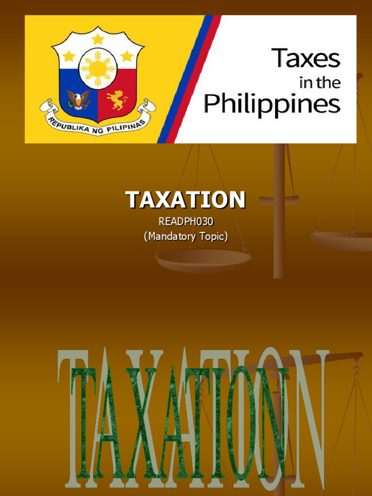 TAXATION | PDF | Taxes | Justice