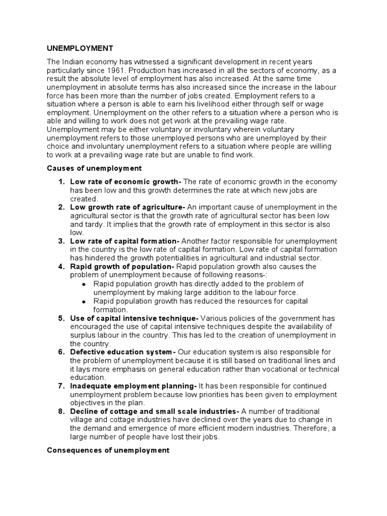 Unemployment and Poverty | PDF | Unemployment | Poverty