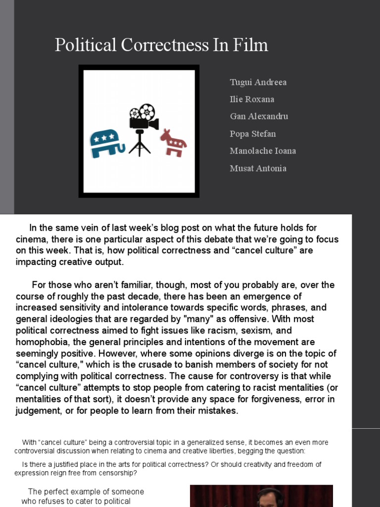 Political Correctness in Film | PDF | Political Correctness
