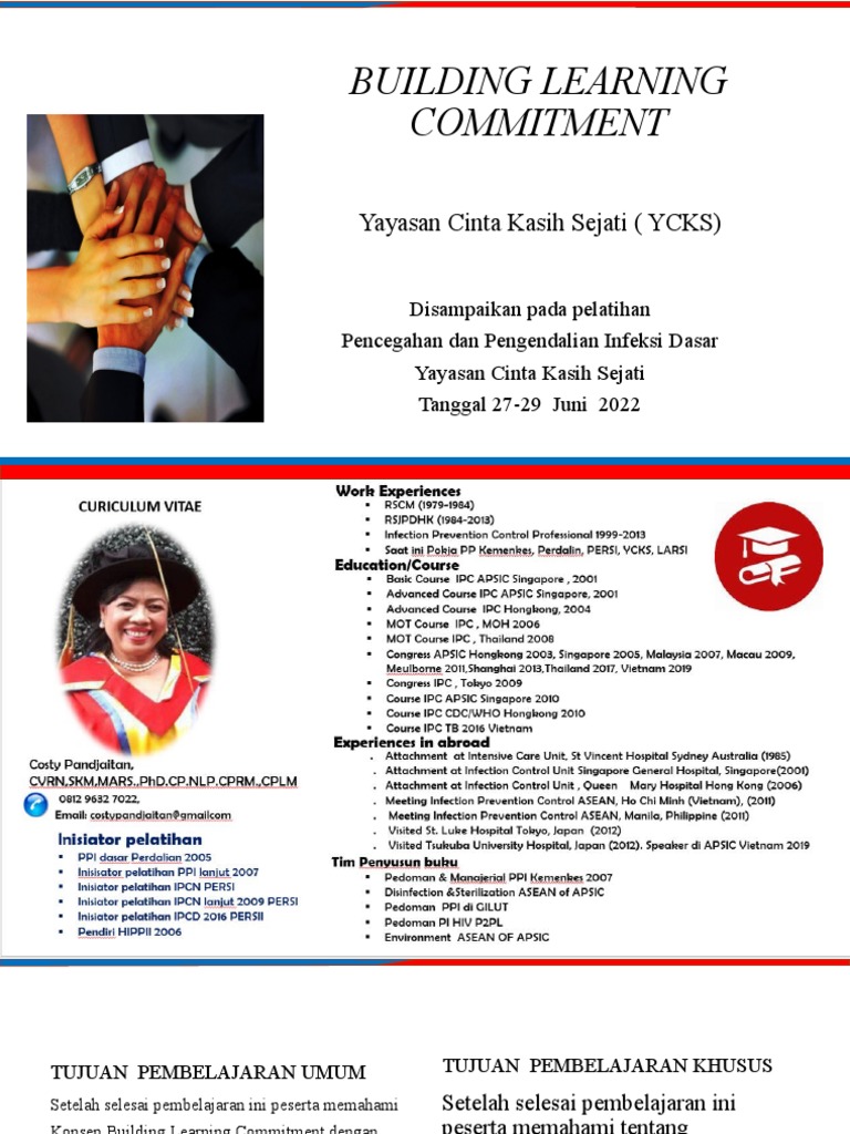 Building Learning Commitment: Yayasan Cinta Kasih Sejati (YCKS) | PDF