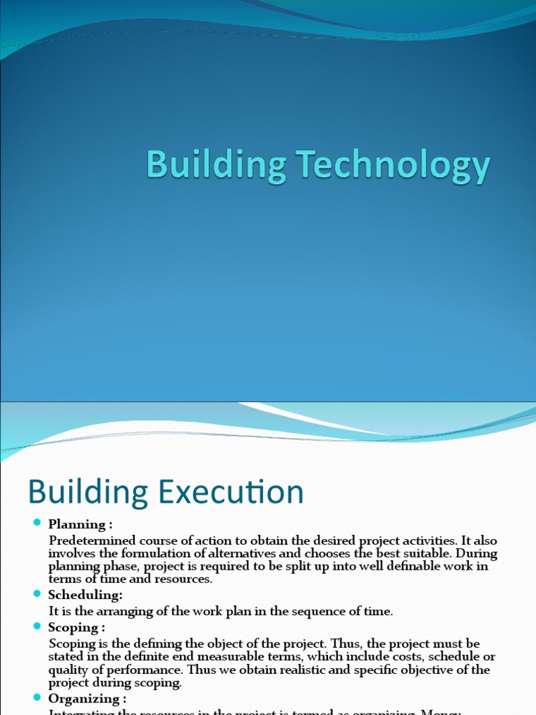 BT Unit 1&2 (I) | PDF | Masonry | Project Management