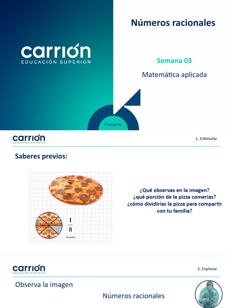 Números Racionales en Matemáticas Aplicadas | PDF | Número racional ...