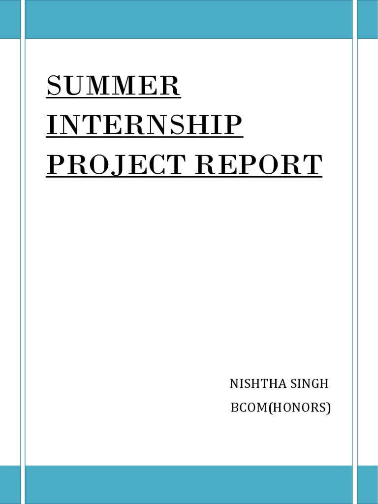 Nishtha Singh 7 Bcom (H) Internship Project .. | PDF | Taxes | Tax Deduction