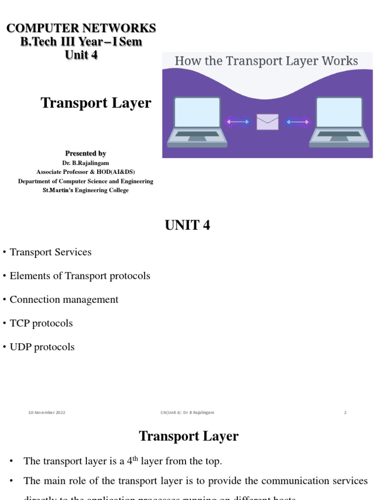 Cn Unit 4 Pdf Transmission Control Protocol Port Computer Networking