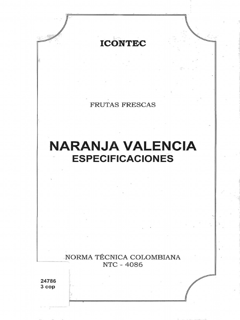 NTC Naranjas | PDF | Color | Colombia