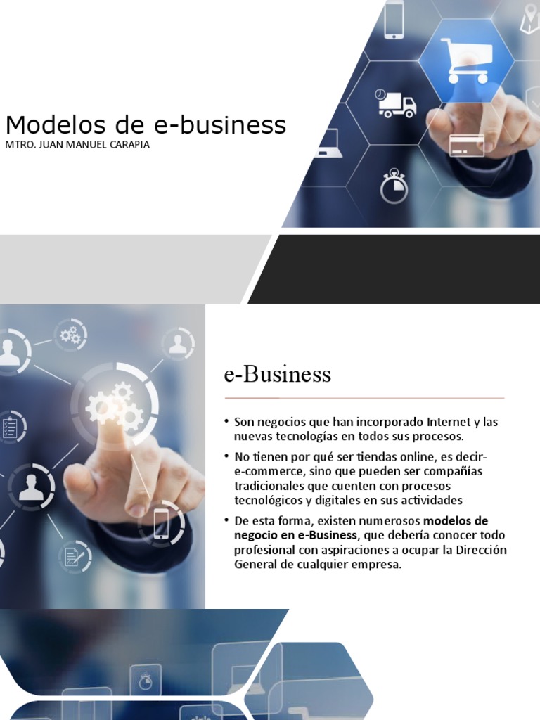 Modelos de E-Business | PDF | Comercio electrónico | Industrias de servicio