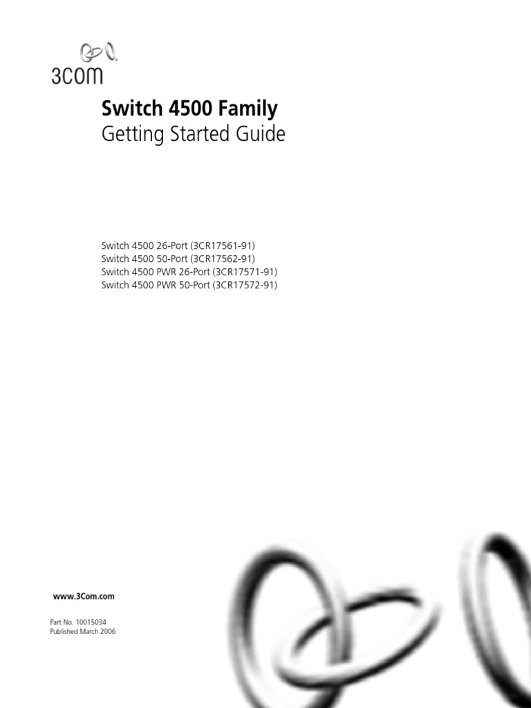 3com SuperStack 3 3CR17562-91 - Getting Started Guide | PDF | Computer Science | Computing
