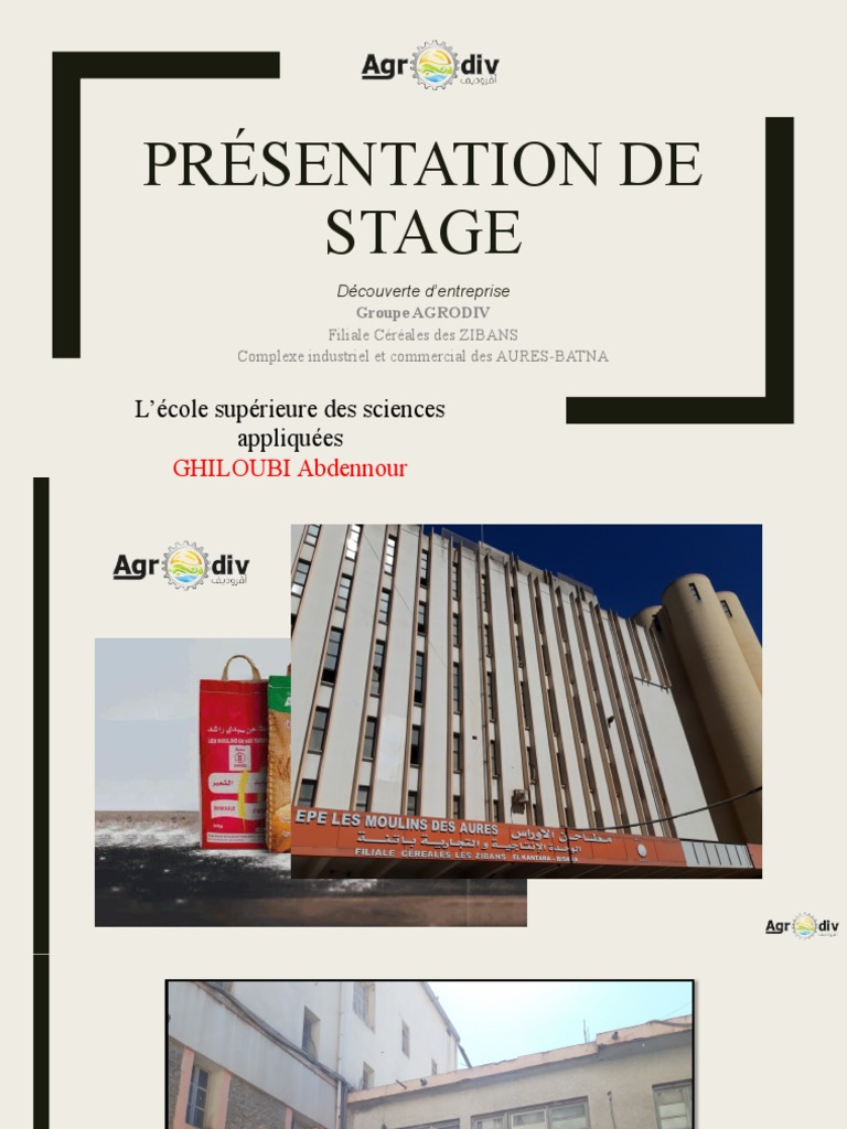 Présentation de Stage | PDF