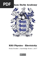 KS3 Introduction to Electric Circuits | PDF | Voltage | Electricity