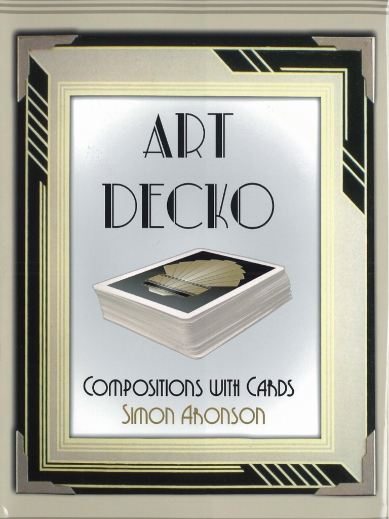Simon Aronson - Art Decko | PDF | Handedness | Books