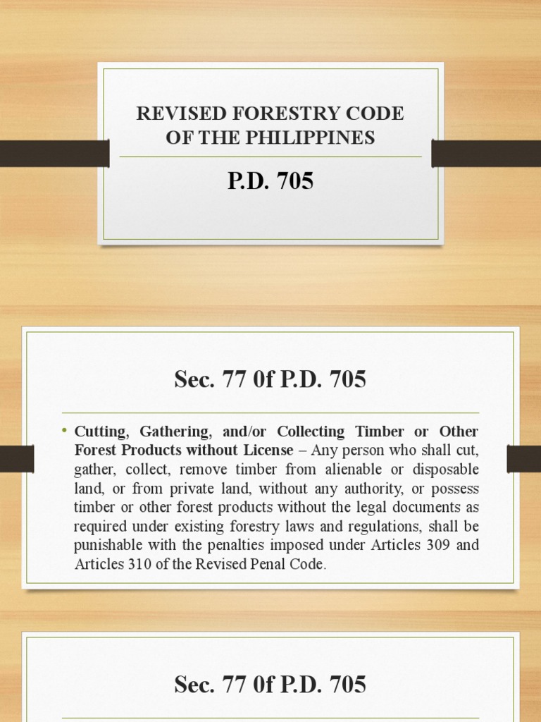 The Revised Forestry Code Power Point | PDF | Arrest | Search And Seizure The Revised Forestry Code Power Point | PDF | Arrest | Search And Seizure