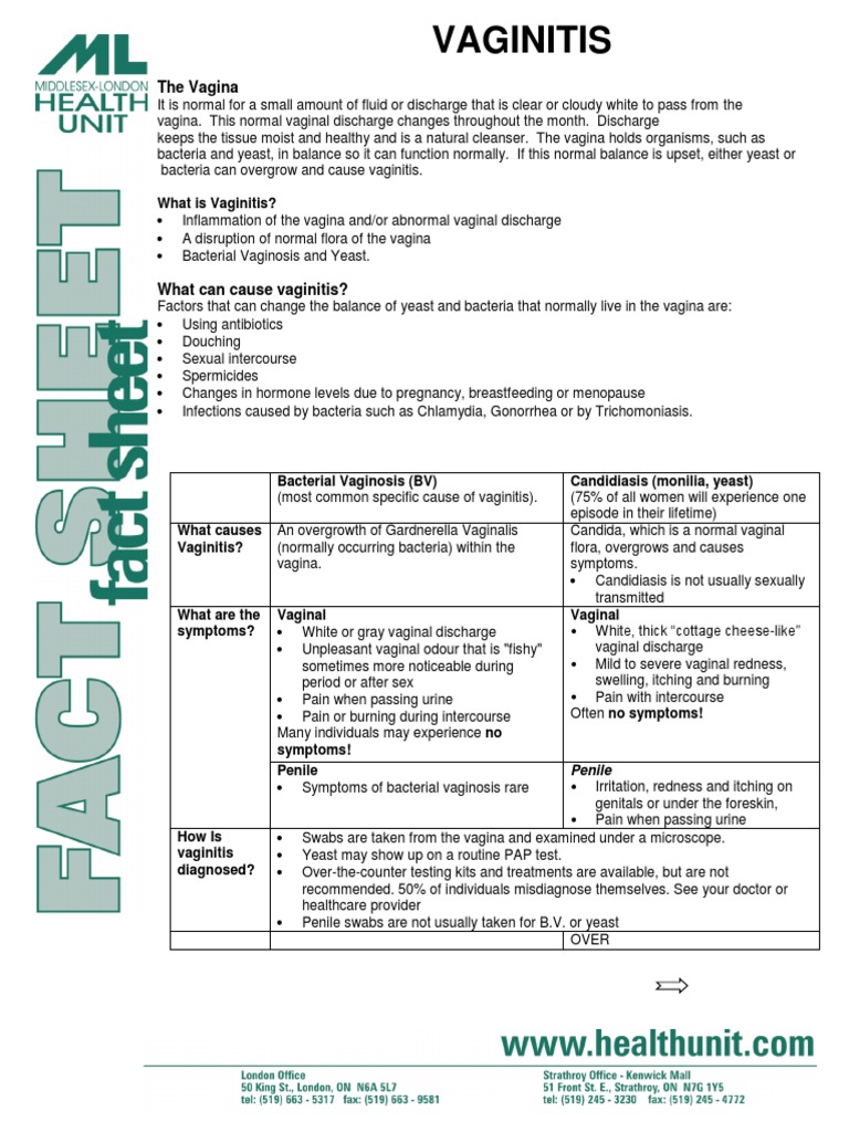 Vaginitis | PDF | Vagina | Candidiasis