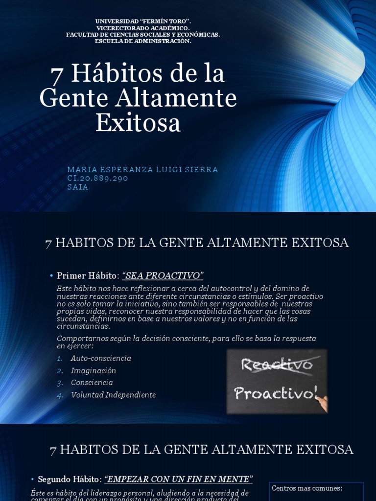 Hábitos para el Éxito Personal | PDF | Empatía | Liderazgo