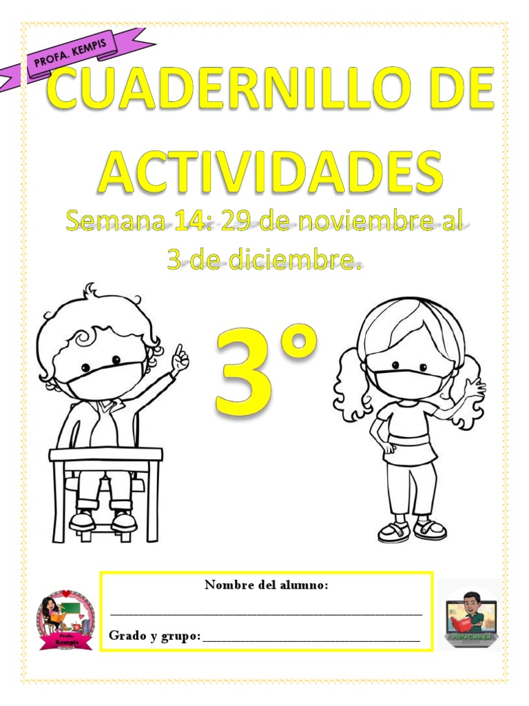 MT 3° S14 Cuadernillo de Actividades-Profa - Kempis | PDF