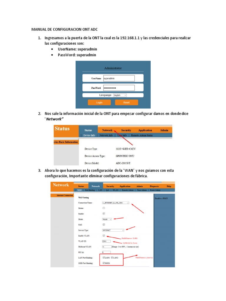 Nuevo Manual Ont Adc | PDF | Informática