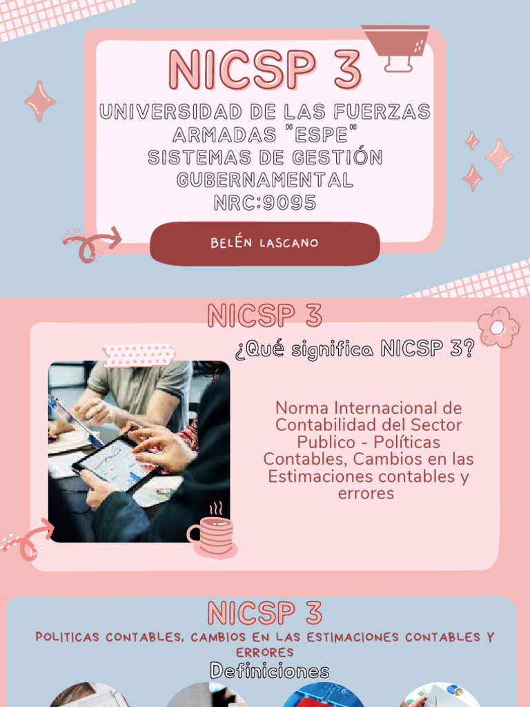 Nicsp 3 | PDF | Contabilidad | Estado financiero