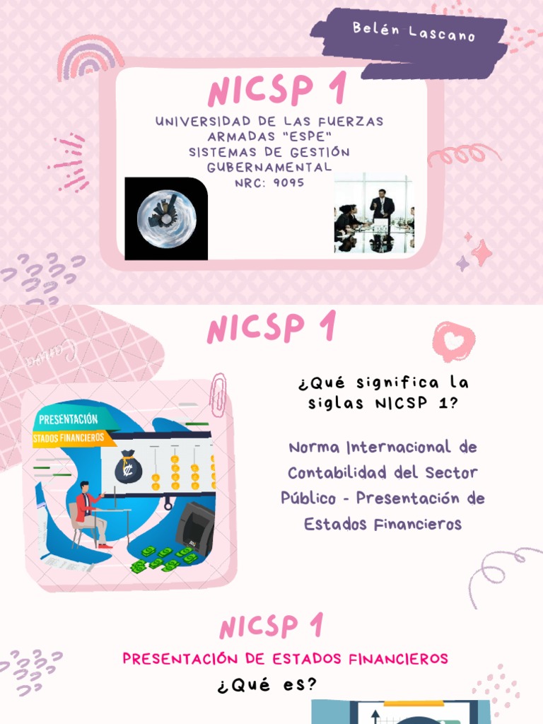 Nicsp 1 | PDF | Estado financiero | Contabilidad