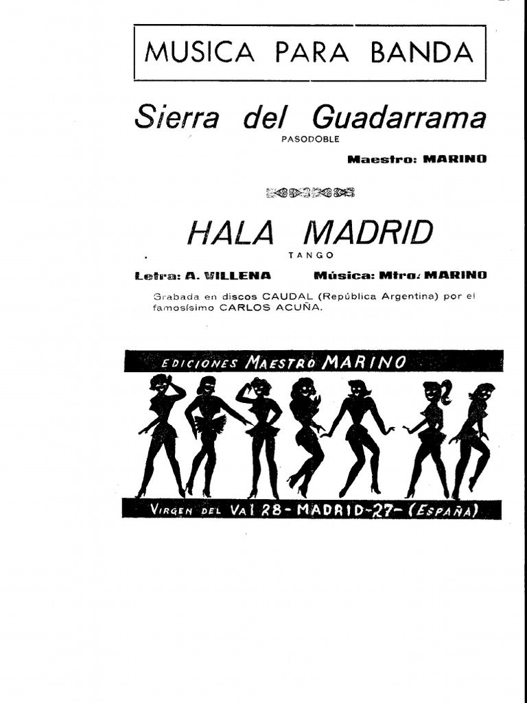 Hala Madrid - Tango | PDF