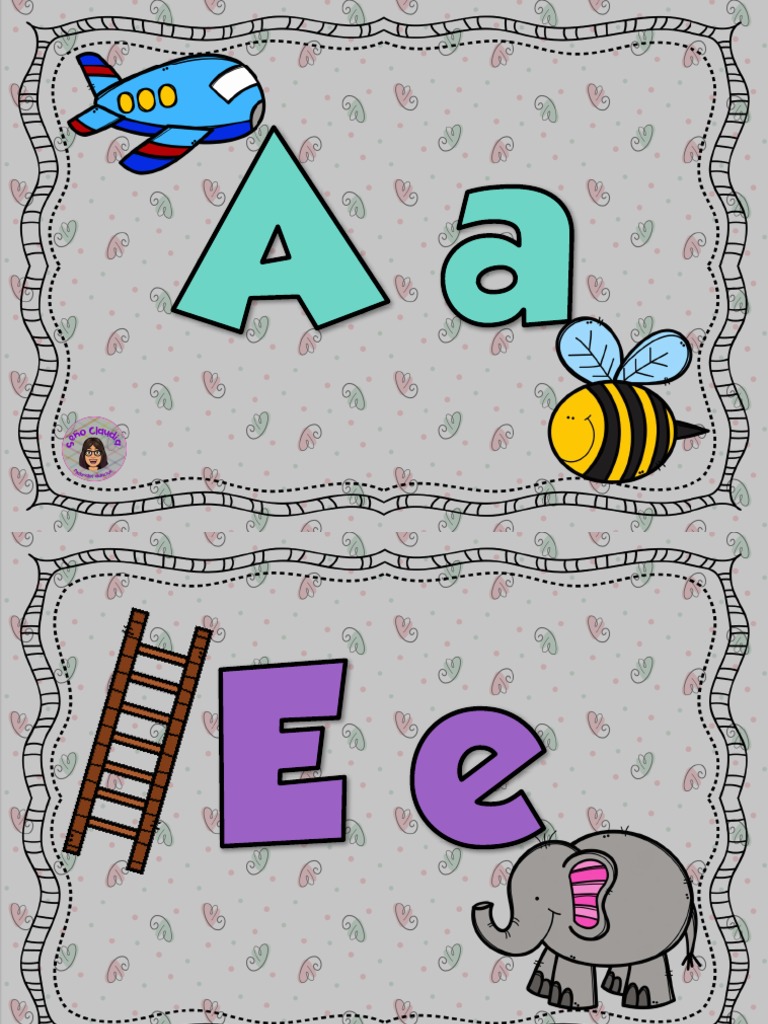 Carteles de Vocales | PDF