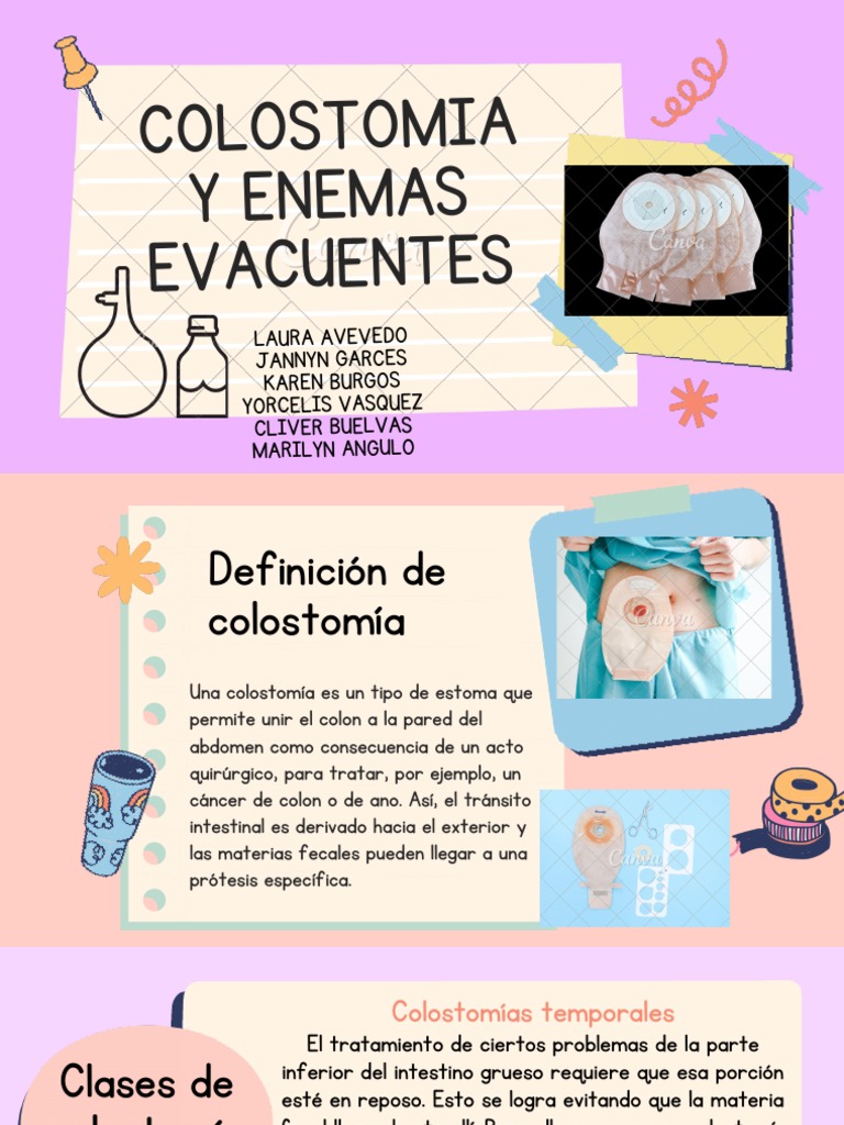 Colostomía y Enema Evacuante... | PDF | Tracto gastrointestinal ...