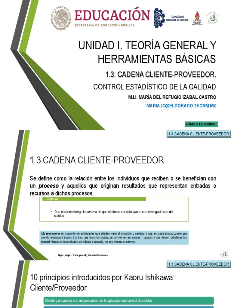 Cadena Cliente-Proveedor: Claves y Calidad | PDF | Calidad (comercial ...