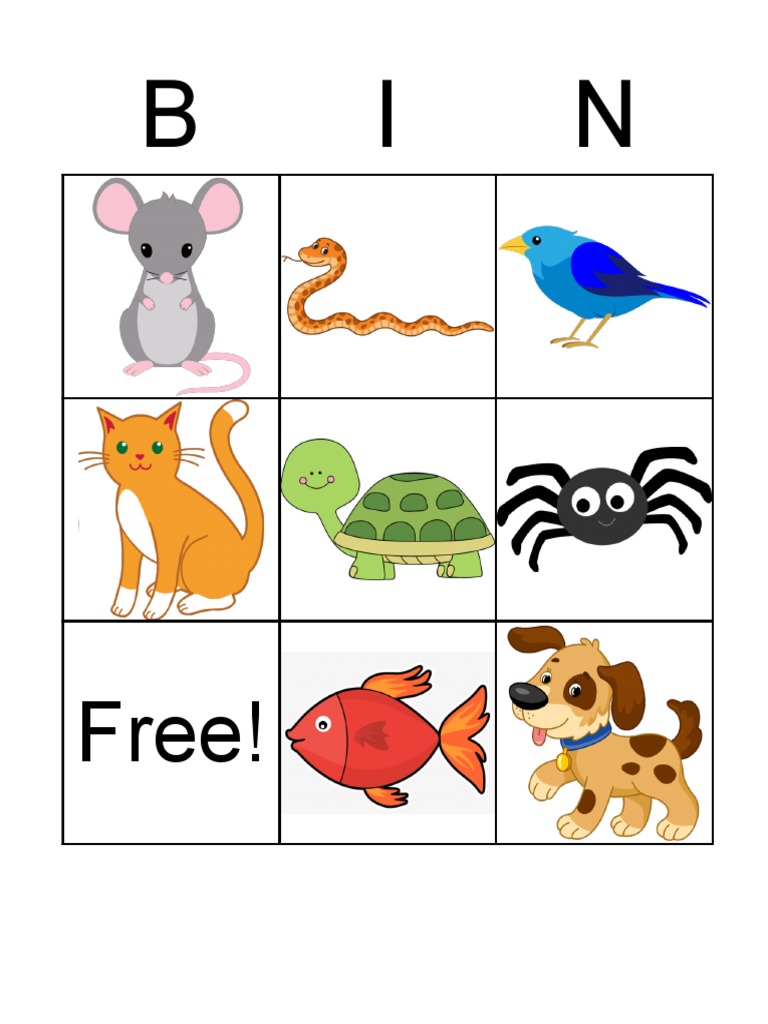 Bingo Animals | PDF