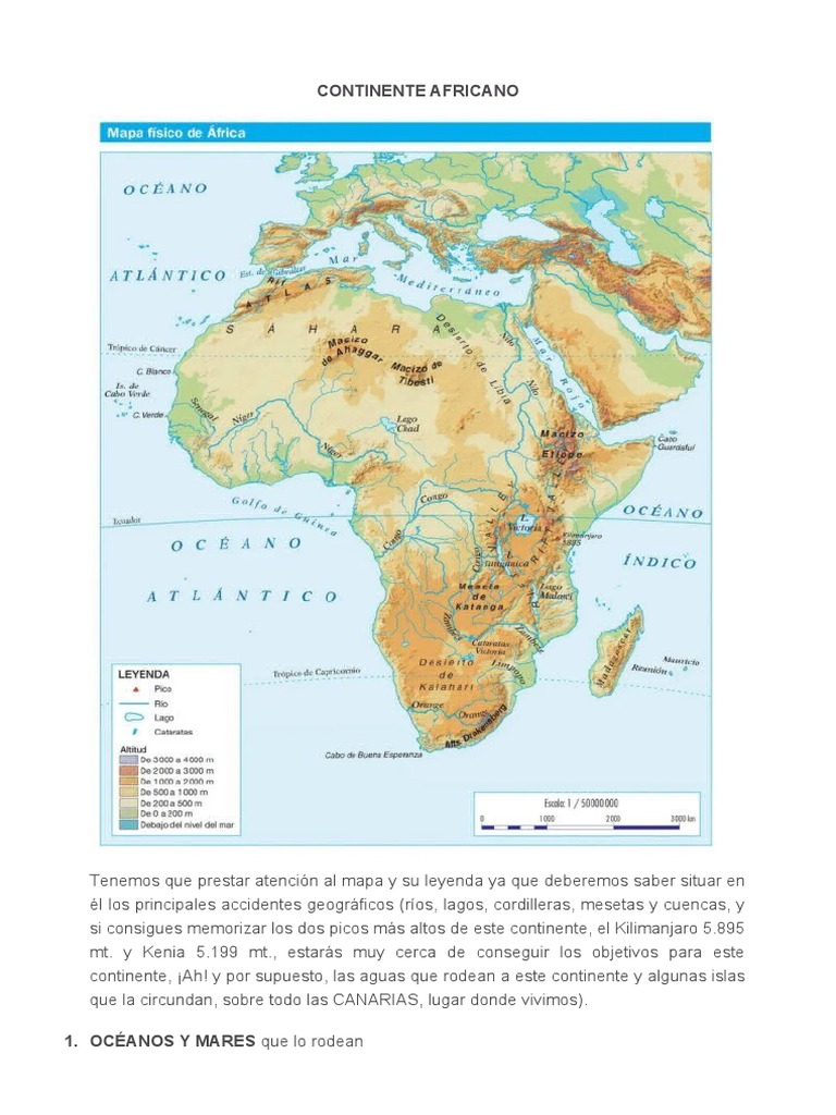 Continente Africano | PDF