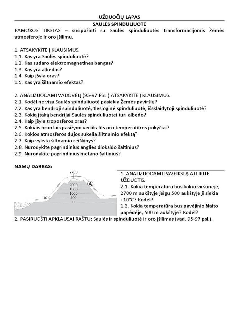 02 Saules Spinduliuote | PDF