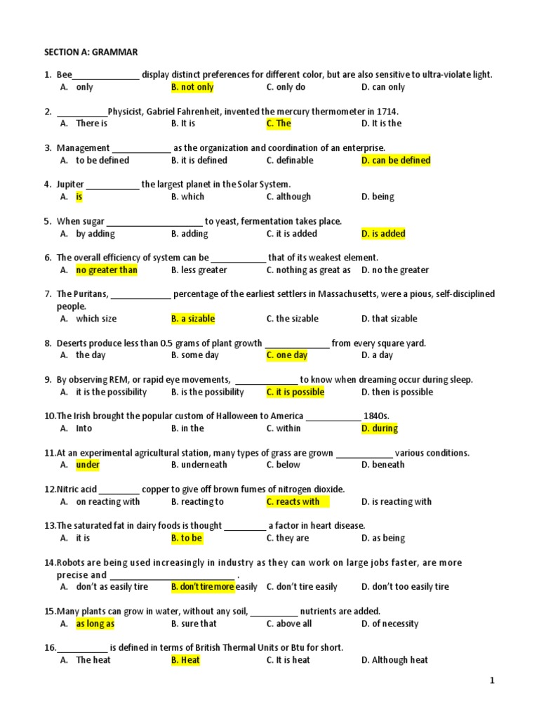 Preparation For EPT 3 (Answer Keys) | PDF | Walt Disney | Car