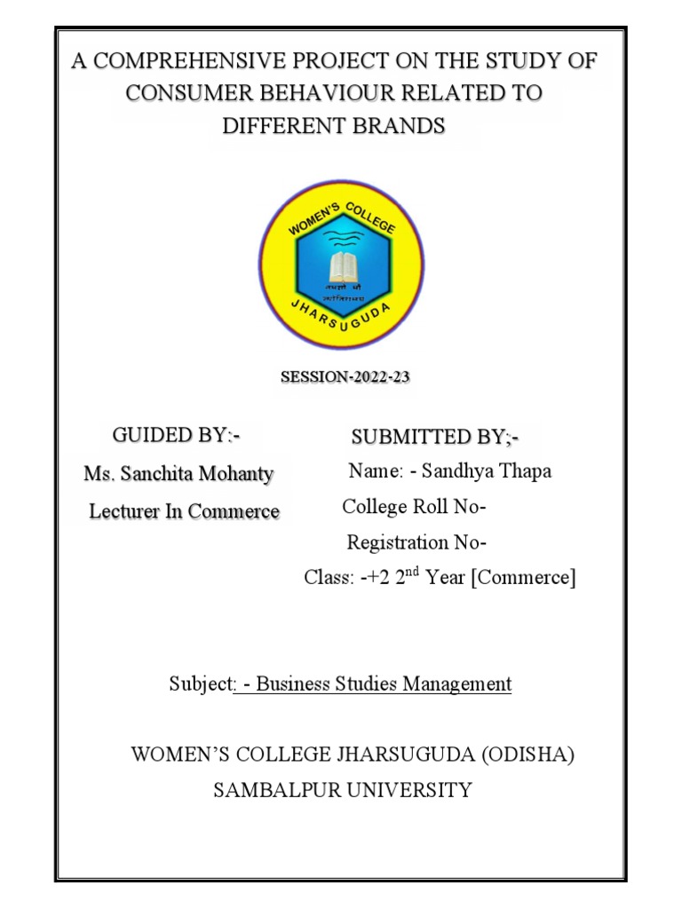 BSM Project | Download Free PDF | Consumer Behaviour | Behavior