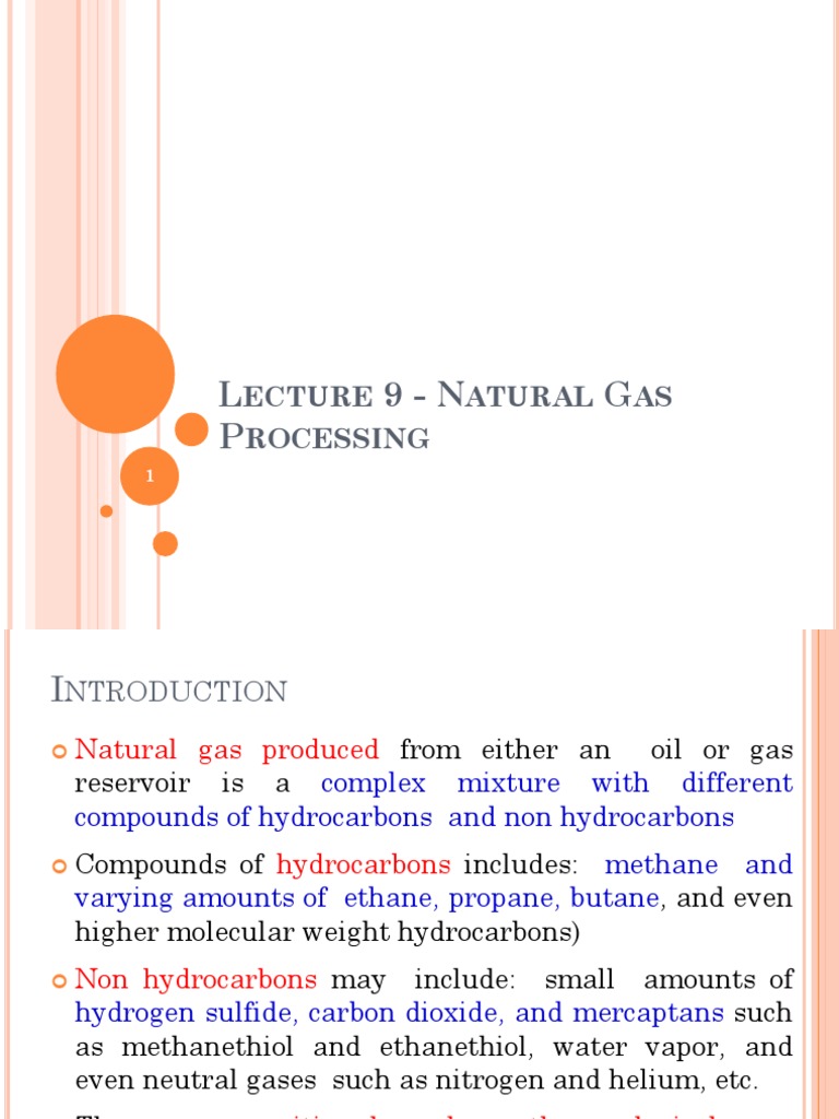Natural Gas Processing Overview | PDF | Natural Gas | Natural Gas ...