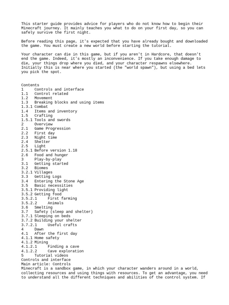 Minecraft Guide | PDF | Minecraft