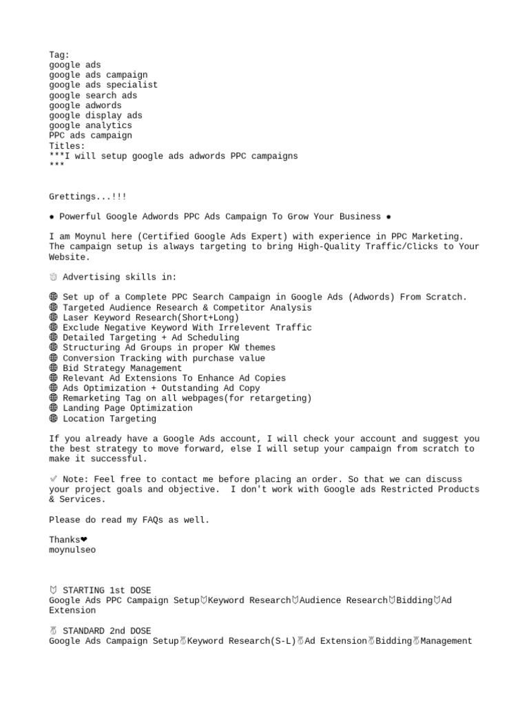 Google Ads | PDF | Search Engine Optimization | Advertising