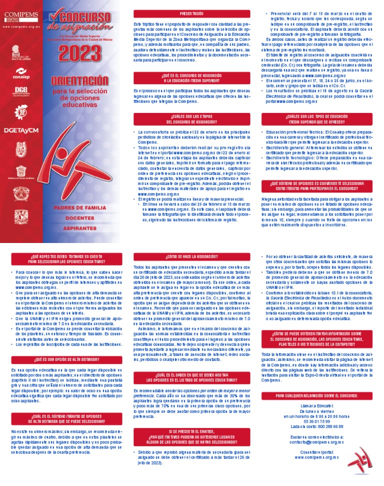 Triptico 2023 | PDF | Internet