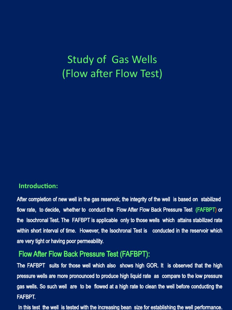 Gas Well Testing Techniques | PDF | Gases | Petroleum Reservoir