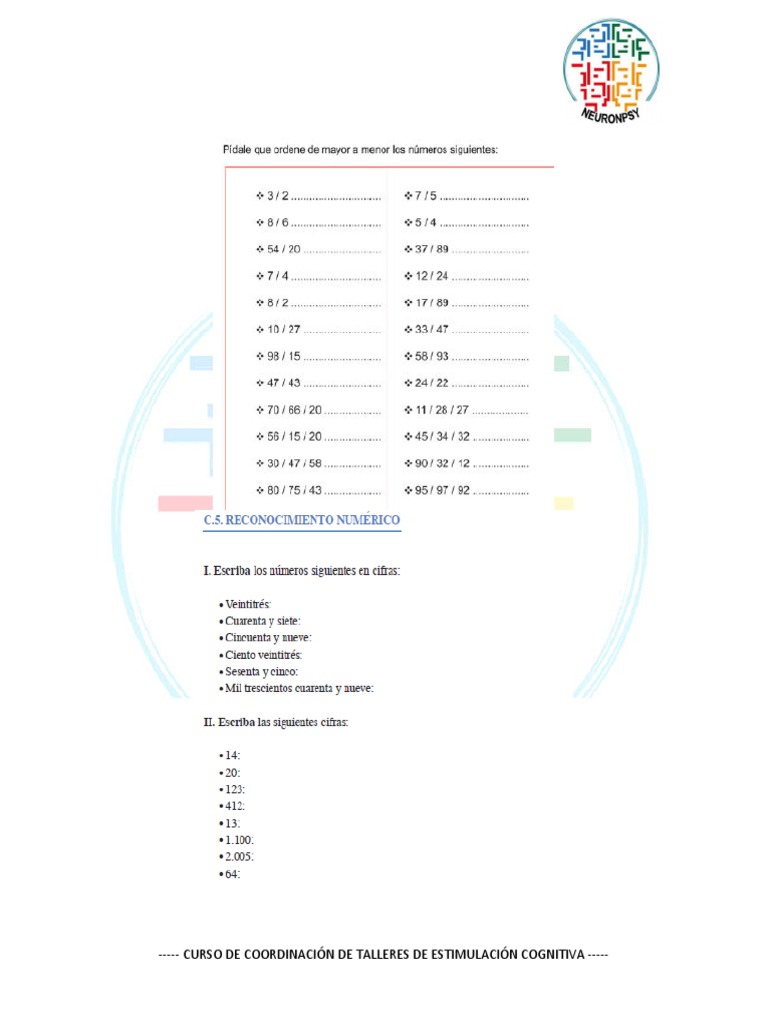 FUNCIONES EJECUTIVAS Fichas Extras para El Taller | PDF