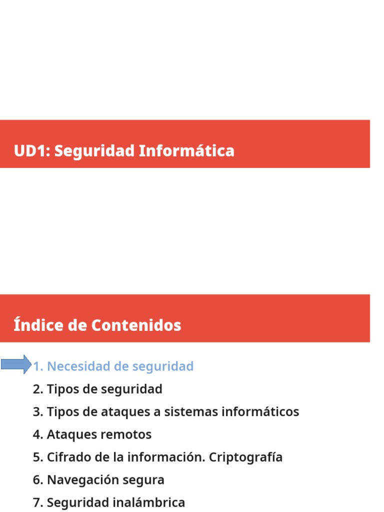 UD1 Seguridad | PDF | Cifrado | Clave (criptografía)