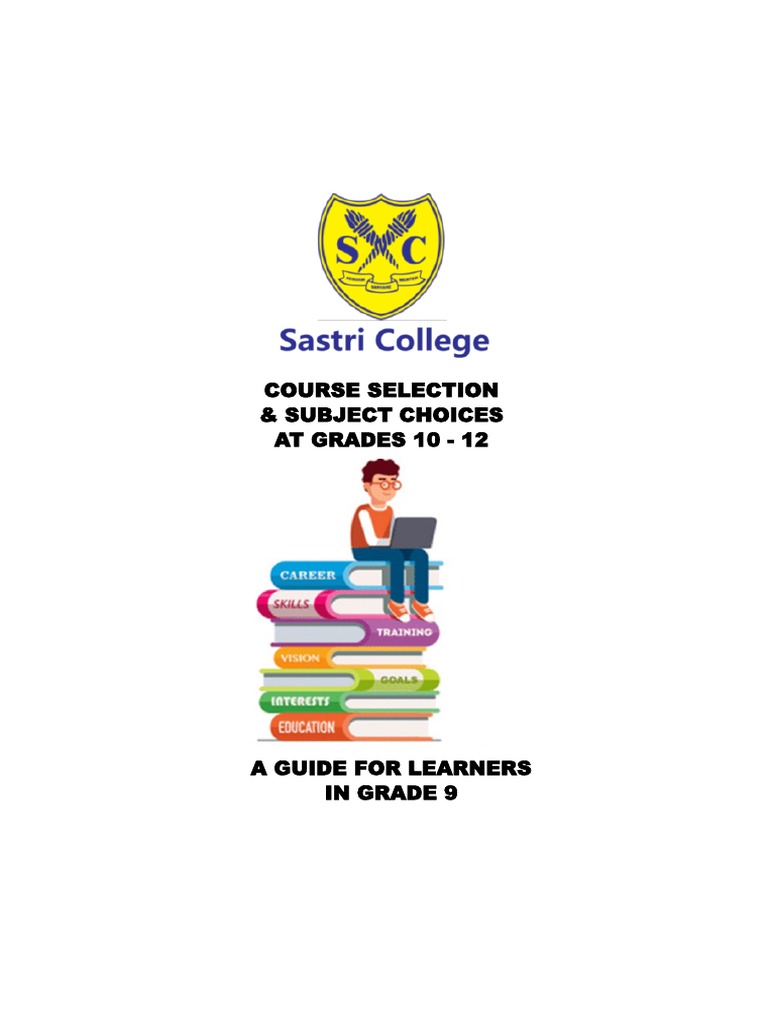 Course Selection Booklet For 2022 | PDF | Academic Degree