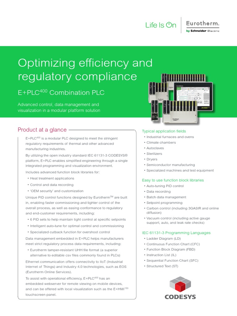 HA032073 - 6 - E+PLC400 - Data Sheet | PDF | Thermocouple ...