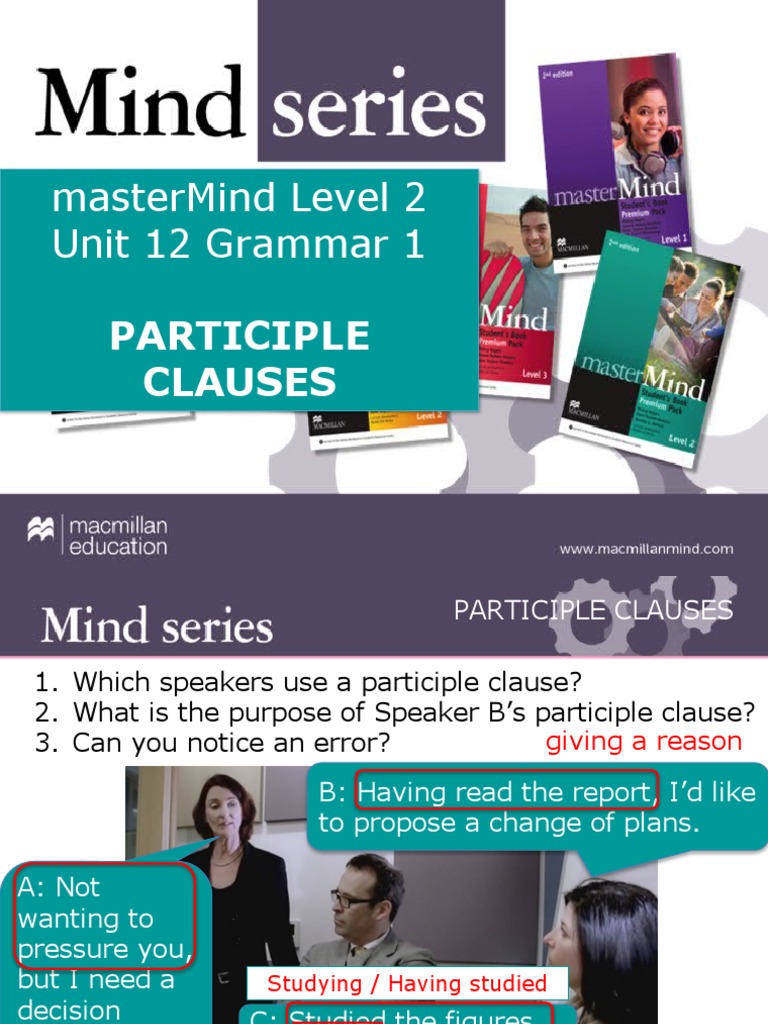 Mastermind 2 Unit 12 Grammar 1 | PDF