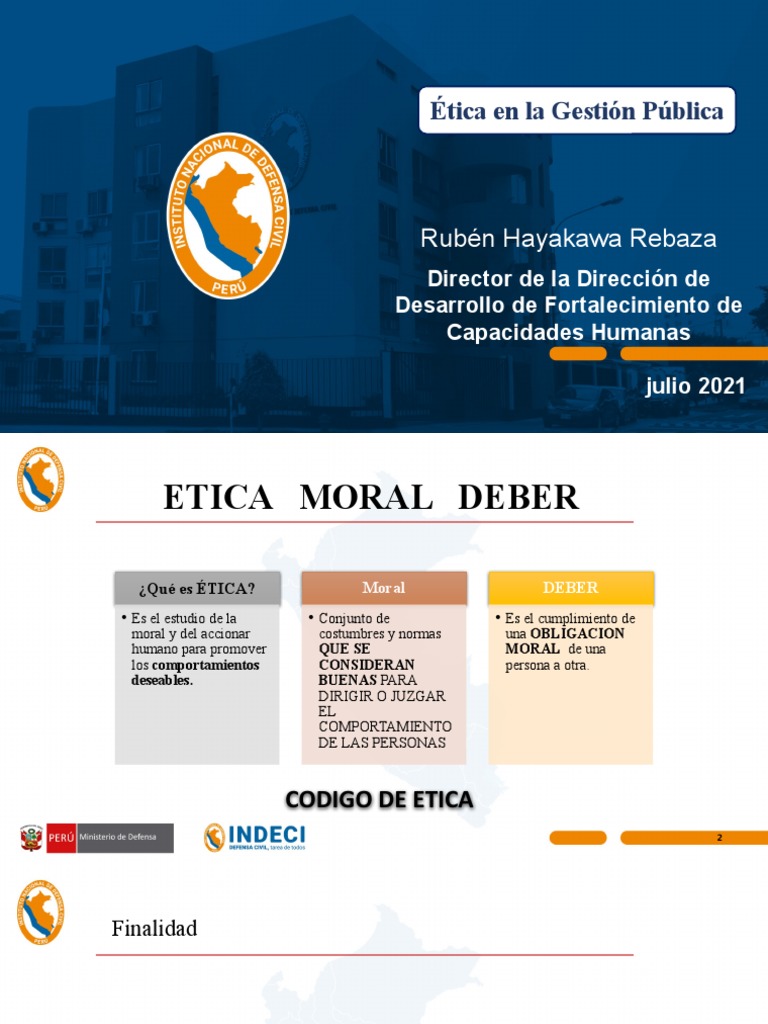 Etica en La Gestion Publica | PDF | Moralidad | Institución