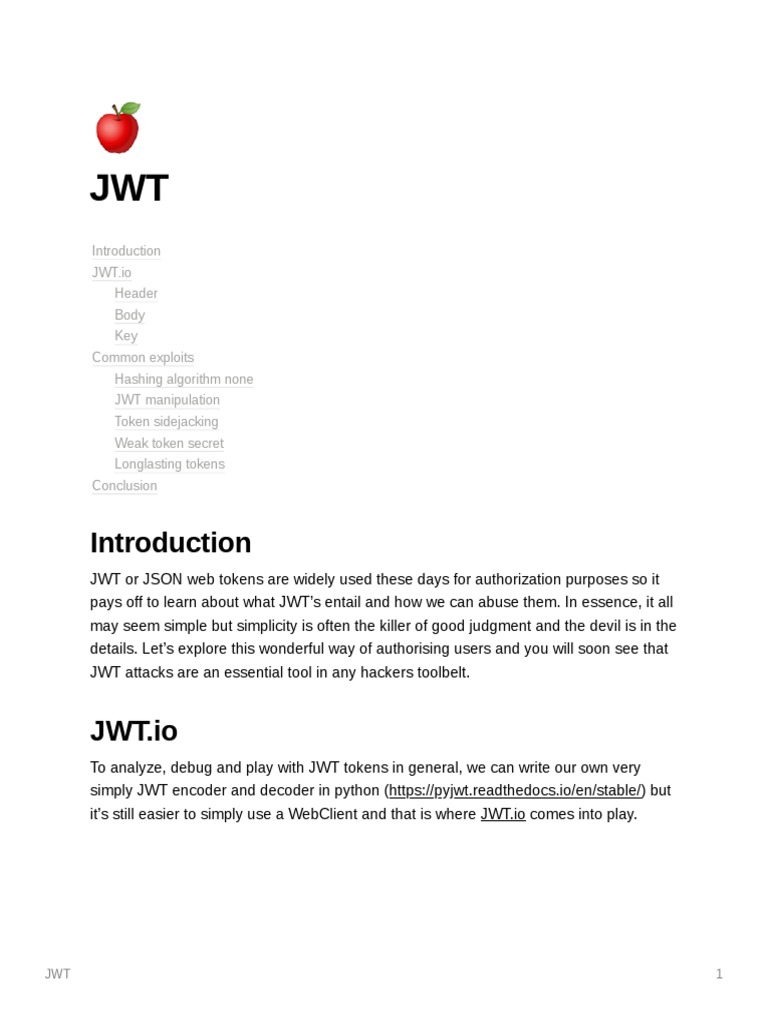 Jwt Io Header Body Key Common Exploits Hashing Algorithm None Jwt Manipulation Token 9997