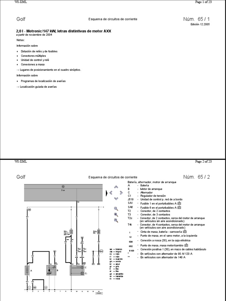 5 Esquema UC Bomba Combustible J538 | PDF | Acelerador | Relé