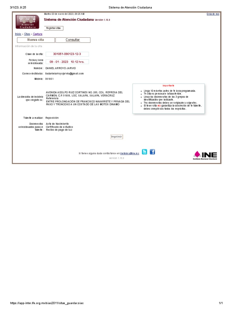 Cita Ine | PDF | Gobierno