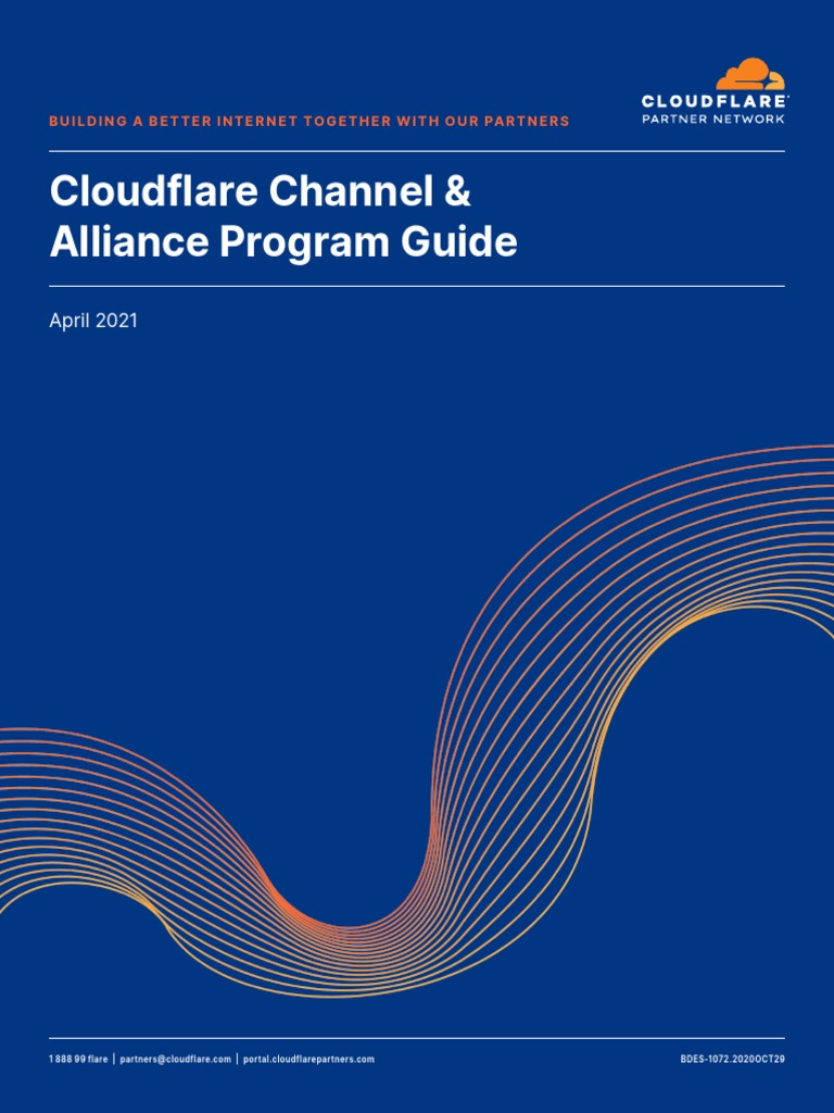 Cloudflare Partner Program Guide 2021 APR 1 | PDF | Cloud Computing | Internet