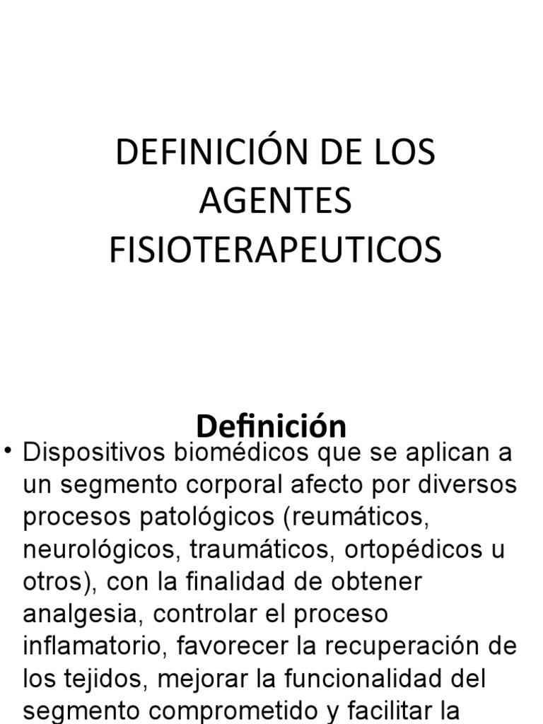 Definición de Los Agentes Físicos | PDF | Relaciones personales ...