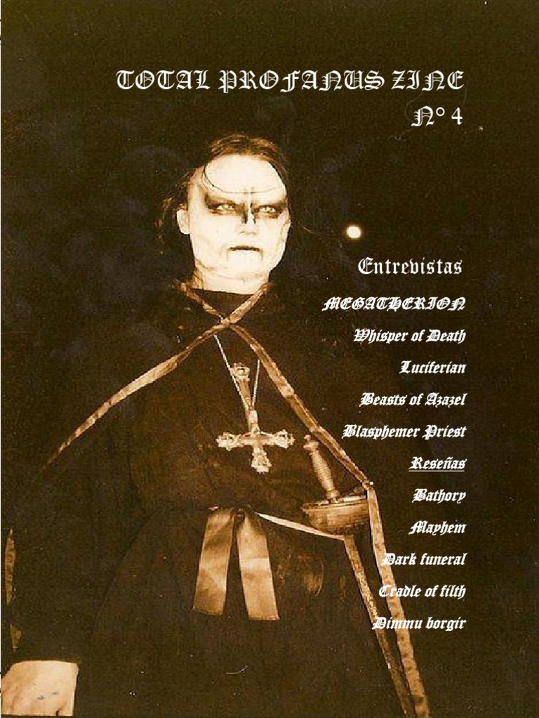 Total Profanus Zine Cuarta Edicion Completa | PDF | Música heavy metal ...