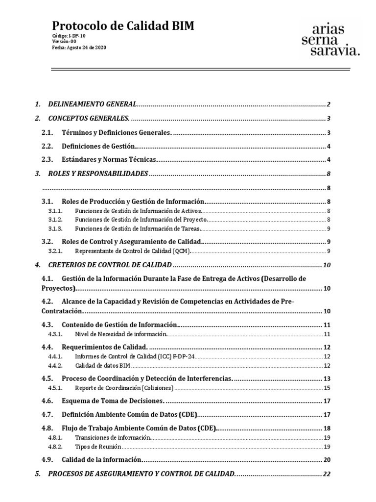 I-DP-10 Protocolo de Calidad BIM | PDF | Software | Información