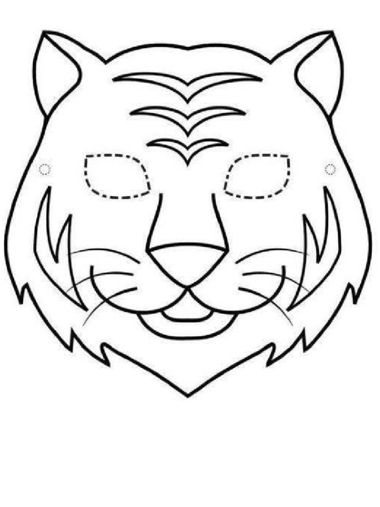 Wild Animals Mask Template | PDF
